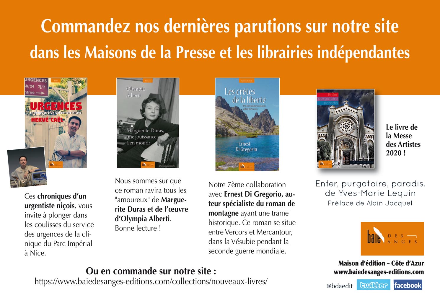 Nos 4 dernières parutions à lire sans modération ! – Baie des Anges ...